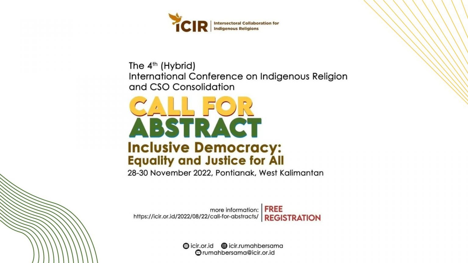 ICIR Rumah Bersama – Intersectoral Collaboration for Indigenous Religions